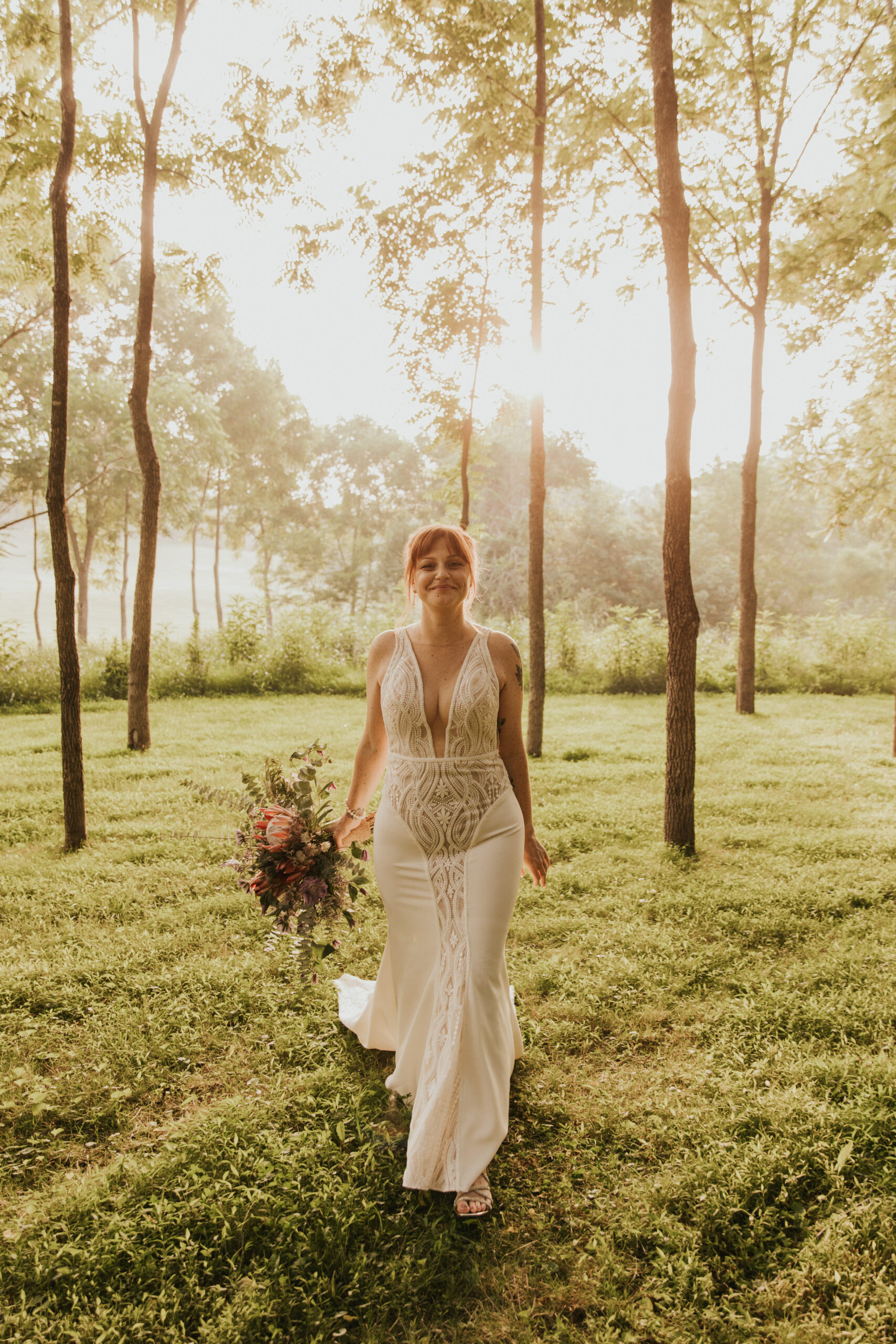 Real Weddings: Midweek Summer Minimony Wedding