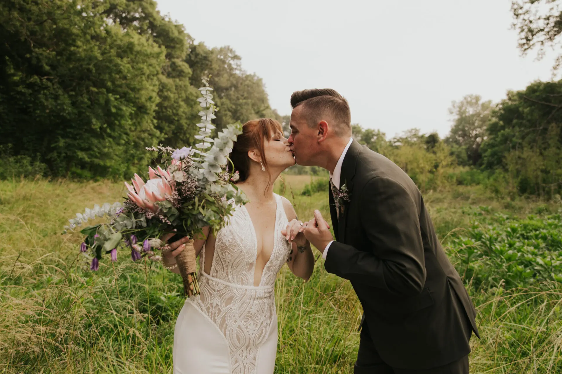 Jennifer and Larry's Minimony Summer Wedding - Zion Springs | All ...